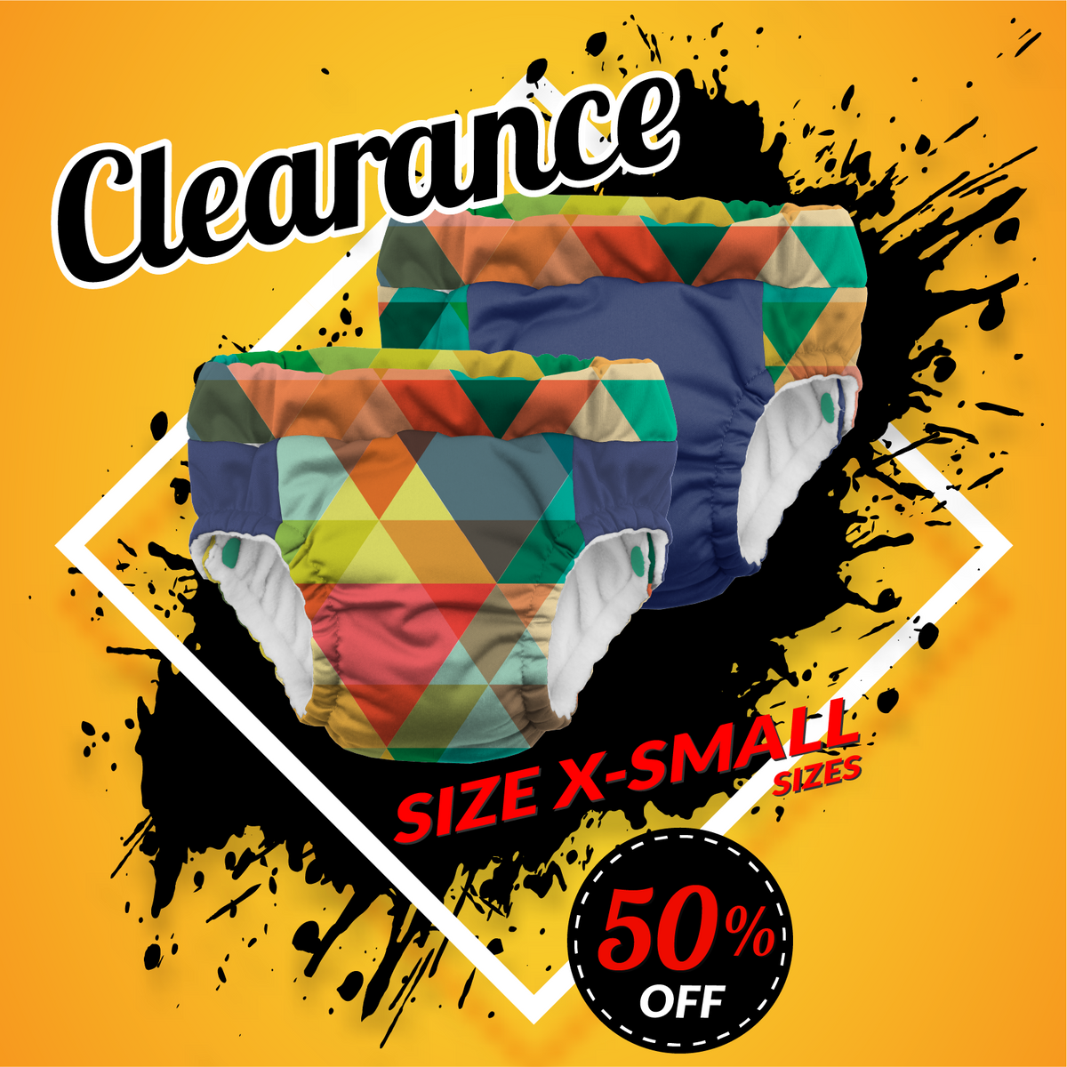 Lil Learnerz Reusable Training Pants Swim Diaper - XSmall | Kanga Care