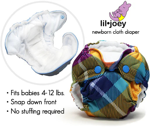 Lil Joey All In One Cloth Diaper (2 pk) - Novela | Kanga Care